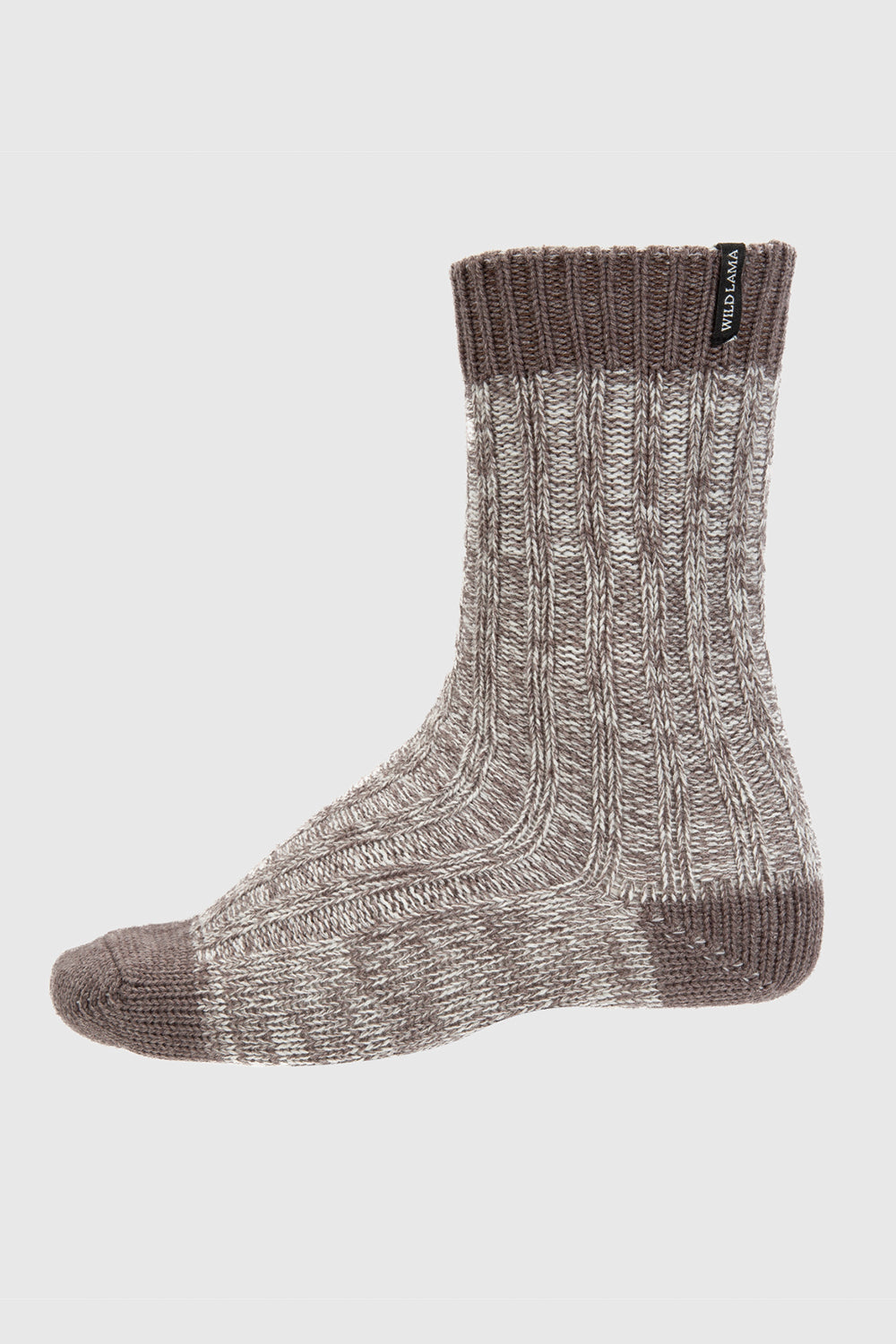 Calcetín Outdoor Tepe Fibras Sustentables Café | Wild Lama