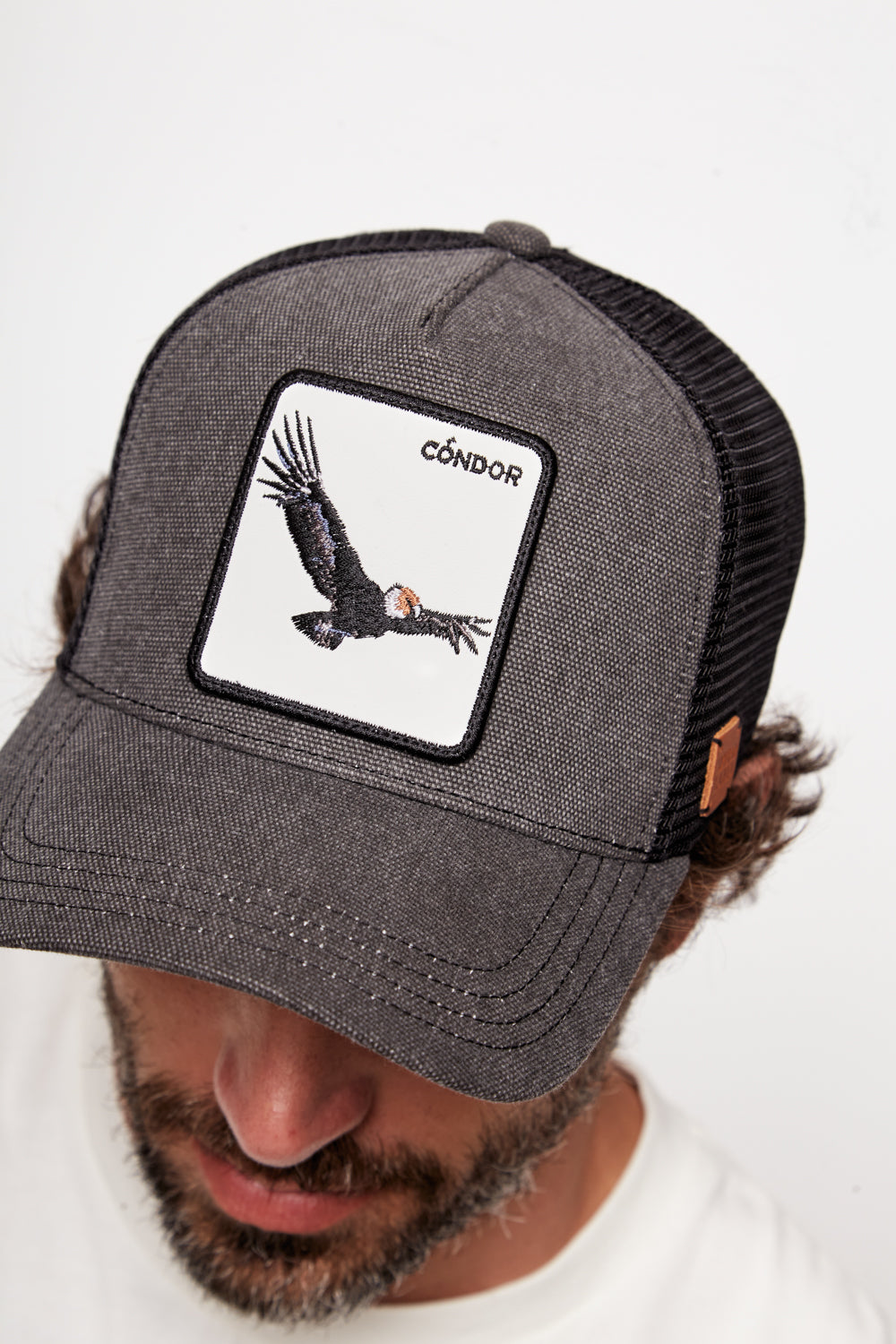 Jockey Cóndor Orgánico Gris Lavado | Wild Lama