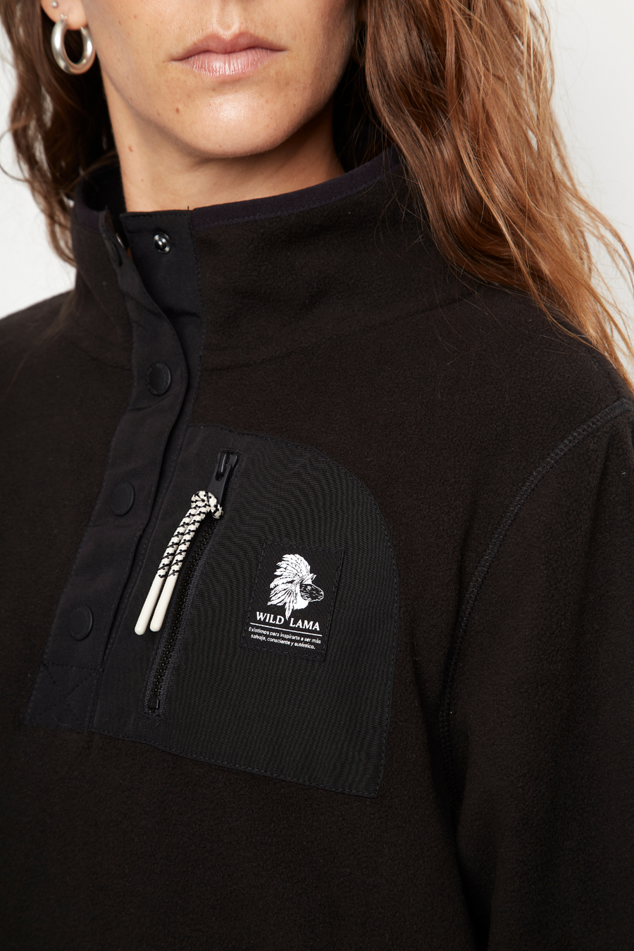 Polar Lava Woman Reciclado Negro Mujer | Wild Lama