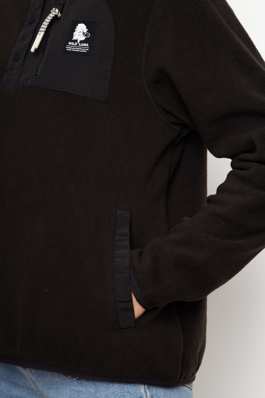 Polar Lava Woman Reciclado Negro Mujer | Wild Lama