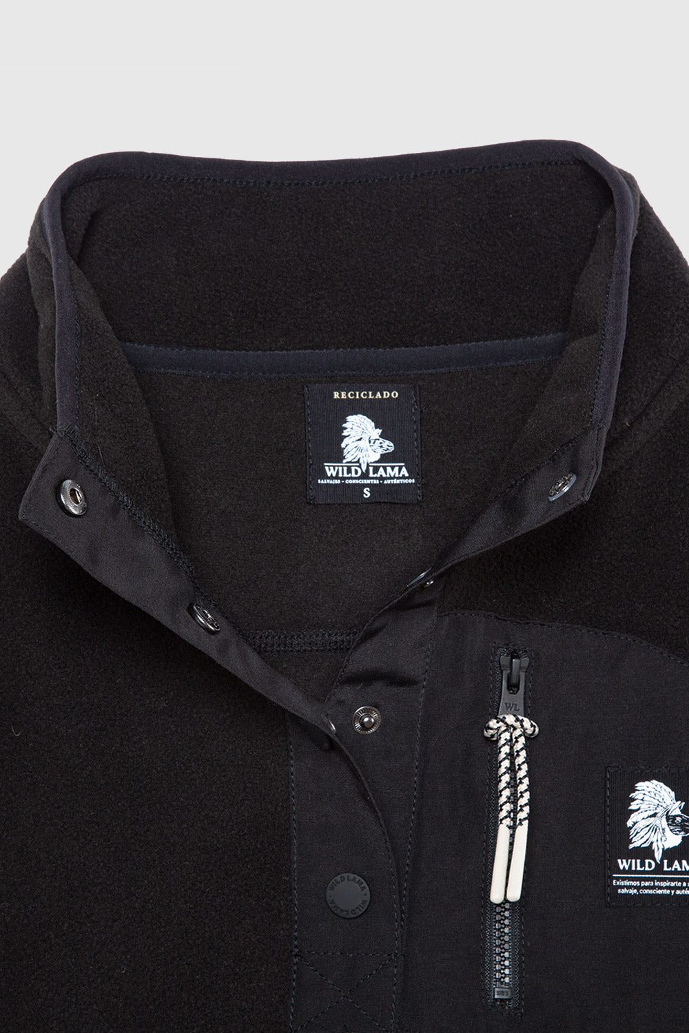 Polar Lava Woman Reciclado Negro Mujer | Wild Lama