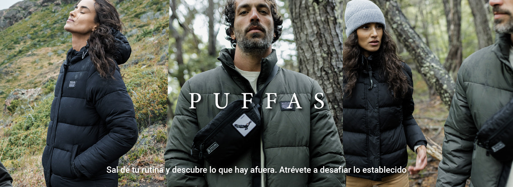 Colección de Puffas Recicladas y Orgánicas | Wild Lama