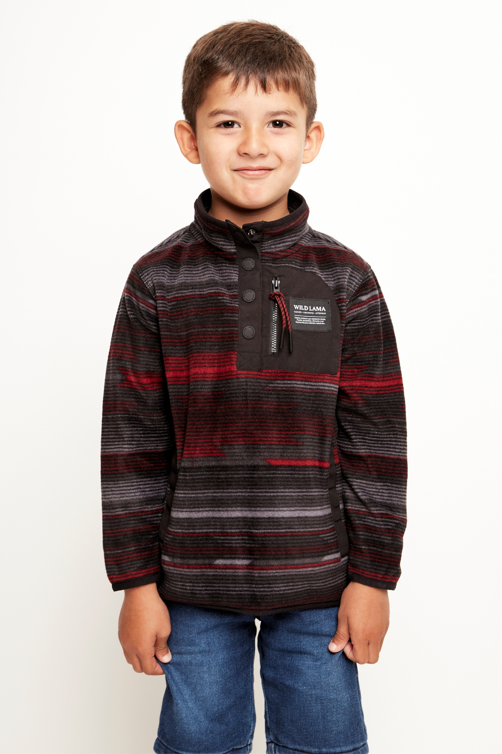 Polar Lava Kids Reciclado Burdeo Full Print Kids – Wild Lama