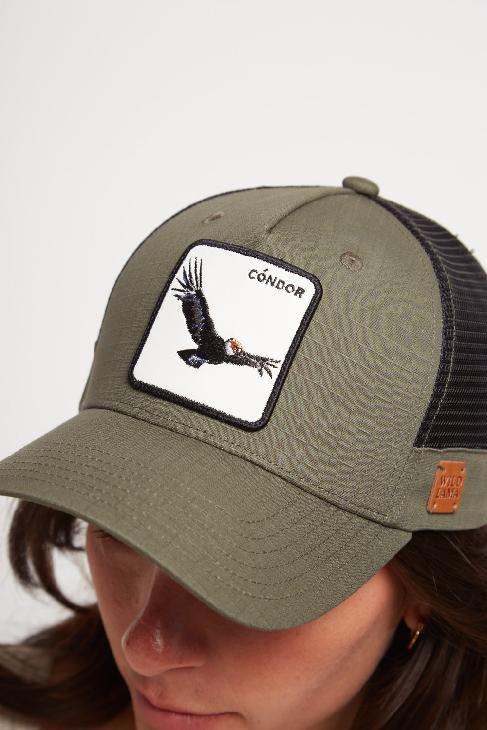 Jockey Cóndor Ripstop Algodón Orgánico Verde | Wild Lama